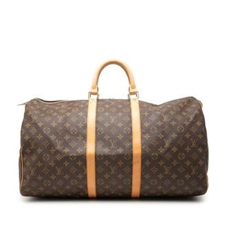 Louis Vuitton Pre-owned Keepall 55 - Femme - Pre-owned - Brun - Taille: ONE Size