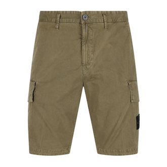 Stone Island L100018 Cargohose - - Shorts - Herren - Gr&uuml;n - W30