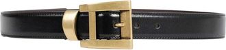 Versace Femme, Accessoires, Noir, Taille: 75 CM Belt H.30 Calf Leather