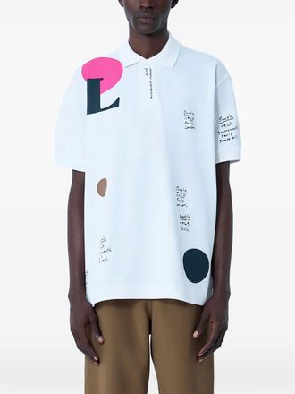 Lacoste logo-motif polo shirt - Wei&szlig;