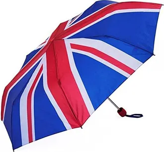 iX-brella X-Brella Parapluie pliant Union Jack, rouge/blanc/bleu, taille unique