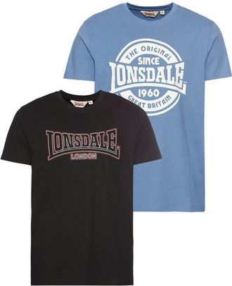 Lonsdale T-Shirt FARNDON (Packung, 2-tlg) Doppelpack