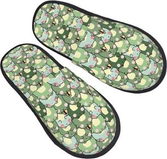 Generic Classiques Hiver Pantoufles Mignonne grenouille dodue Chaussures de Maison Confortable Chaussons dint&eacute;rieur pour Maison Adulte Hiver M