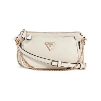 Guess Noelle Double Pouch Crossbody Bone