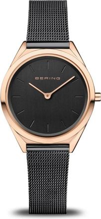 Bering Bering unisex Armbanduhr Ultra Slim 31 mm Saphirglas Slim Design Armband Milanaise 17031-166 - - Accessories - unisex - Schwarzk - ONE SIZE
