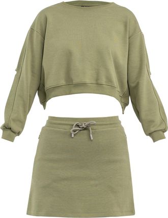 Tom Barron Set aus Sweatshirt und Rock