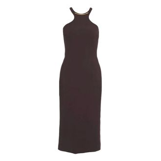 Elisabetta Franchi Femme, Robes, Brun, Taille: 40 FR Longuette Dress