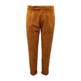 Berwich Samthose Retro-Stil - - Trousers - Herren - Braun - XL
