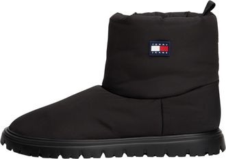 Tommy Jeans Damen Mid Boot Stiefel mit Innenfutter, Schwarz (Black), 39