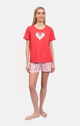 Coup de Coeur Pyjashort col rond - NOEUD