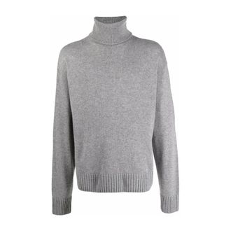 Off-white Basic Strick-Rollkragenpullover - - Knitwear - Herren - Grau - S