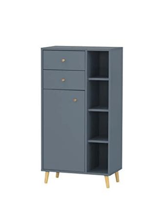 Schildmeyer Bjarne Highboard 153171, Fjord, 60,2 x 33 x 113,4 cm