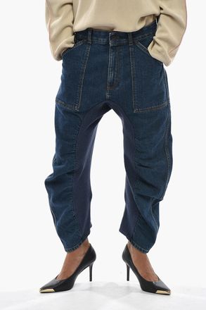 Stella McCartney Barrel-Leg-Jeans XENIA aus Stretch-Denim 18 cm Stella McCartney