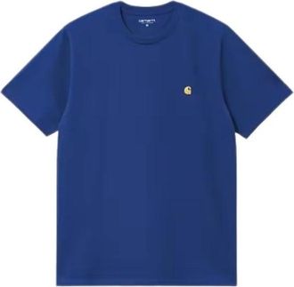 Carhartt Work in Progress Homme, Tops, Bleu, Taille: XL S/S Chase T-Shirt