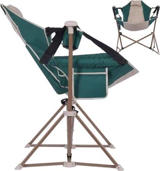 Generico Campingstuhl f&uuml;r Erwachsene, zusammenklappbar, rutschfest, Liegestuhl, Strandstuhl, f&uuml;r Outdoor, Picknick, Terrasse, Rasen, Garten, Pool, Reise und Au