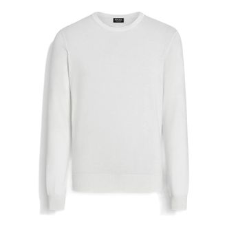 Ermenegildo Zegna Cashseta Light Knit - - Knitwear - Herren - Wei&szlig; - 4XL