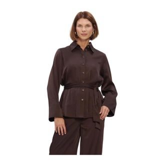 Beaumont Amsterdam Sannie Blouse - - Blouses & Shirts - Damen - Braun - S