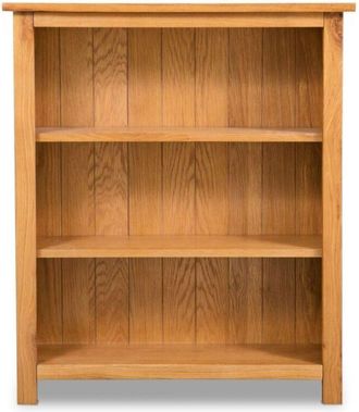 Les Tendances Les Tendances - Etag&egrave;re 3 plateaux ch&ecirc;ne massif clair - Dimensions L 70 x H 82 x P 22 cm - Id&eacute;ale pour rangement livres et objets d&eacute;coratifs