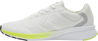 Hummel Unisex Flow Breather Sneaker, White Safety Yellow, 40 EU