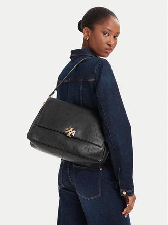 Tory Burch Tory Burch Handtasche Charlie Quilted Large Shoulder Bag 185805 Schwarz