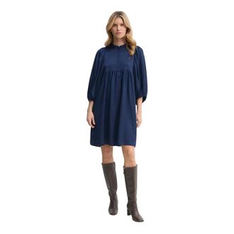 Bruuns Bazaar Sarina Kleid - - Dresses - Damen - Blau - XS