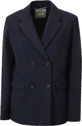 Max Mara Femme, Vestes, Bleu, Taille: 40 FR Veste Virgus
