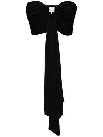 CHRISTOPHER ESBER haut drapé à ornements - Noir