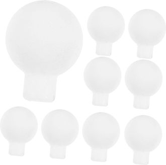 BESPORTBLE Leere Gl&uuml;hbirnen Kunststoff Ersatz F&uuml;r Lichterketten 1,6cm Mattierte Kugel Anh&auml;ngerbeleuchtung Dekorationstropfen Robust Sto&szlig;fest Langlebig F&uuml;r Garten