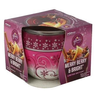 Glade Duft-Kerze im Glas Merry Berry & Bright Limited Edition 120 g