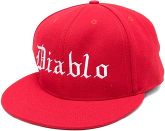 Willy Chavarria Diablo-embroidered Cap