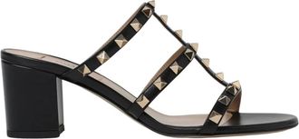 Valentino Garavani Femme, Chaussures, Noir, Taille: 37 EU Sandales &agrave; Talons Rose Poudr&eacute;