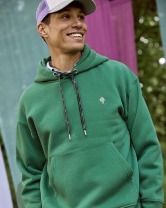 Faguo Sweat &agrave; capuche vert &eacute;meraude