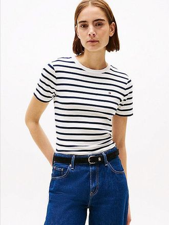 Tommy Hilfiger T-shirt ajusté à col ras-du-cou