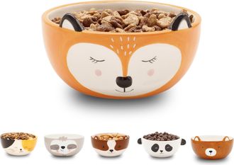 Winkee M&uuml;slischale Fuchs Fina I S&uuml;&szlig;e kleine Sch&uuml;ssel aus Keramik mit Fuchs-&Ouml;hrchen I Fuchs Geschenk aus Steingut