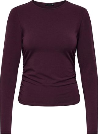 Only Onlmira Life L/S Ruching Top JRS Noos