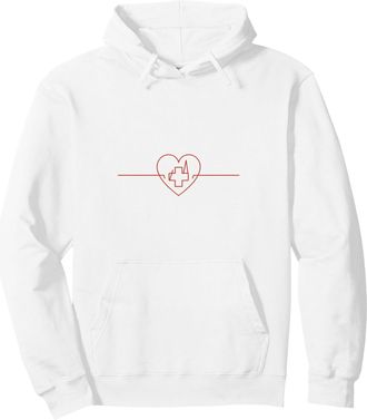 LIFE Herzschlag Pullover Hoodie