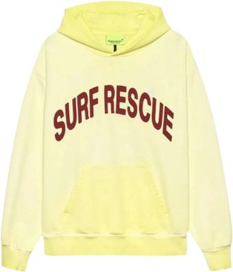 New Amsterdam Surf Association Homme, Sweatshirts et sweats &agrave; capuche, Jaune, Taille: S Surf Rescue Sweat &agrave; capuche