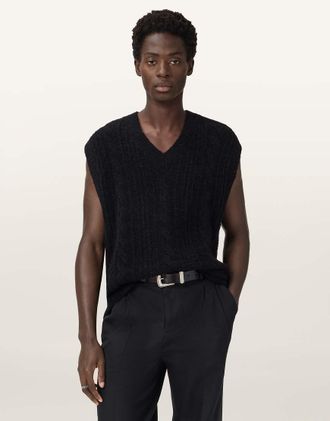 AllSaints Josif - Tanktop in Schwarz