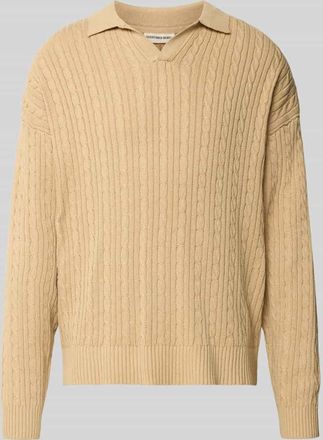 Redefined Rebel Oversized Strickpullover mit Zopfmuster Modell JARED