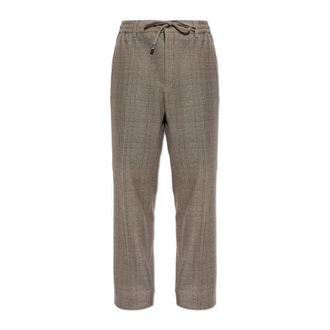 Etro Anzughose mit geradem Bein und B&uuml;gelfalte - - Trousers - Herren - Braun - XL