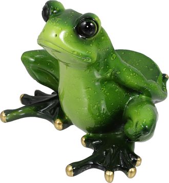 Hemobllo Kreatives Weinregal aus Gr&uuml;nem Kunstharz Frosch Flaschenhalter f&uuml;r Tisch Platzsparendes Barzubeh&ouml;r zur Weinpr&auml;sentation im Wohnzimmer und Weinkeller