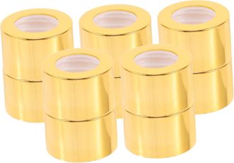 Lurrose 10 Stück Nachfüllbare Flaschenverschlüsse Gewinde DIY Ersatzkappen für Ätherische Ölflaschen Vielseitig Kompatibel für Raumduft Zuhause