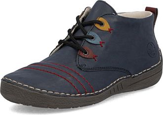 Rieker Damen Klassische Stiefel 52509, Frauen Stiefel,Boots,Winterstiefel,Winterschuhe,uebergangsstiefel,uebergangsschuhe,blau (14),41 EU / 7.5 UK