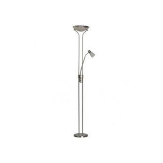 Fabrilamp ross 2xe27+1xe14 avec lecteur nickel 180x28x28 cm