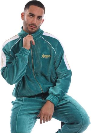 Avirex Kings Trainingsjacke f&uuml;r Herren, Kord (Gr&uuml;n)