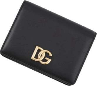 Dolce & Gabbana Portefeuille Bi-fold Pre-owned - Femme - Pre-owned - Noir - Taille: ONE Size