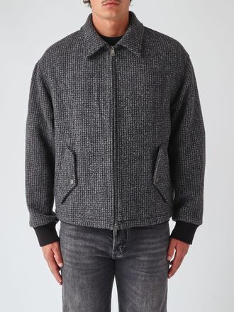 Emporio Armani Surchemise en polyester avec fermeture zipp&eacute;e et poches &agrave; rabat