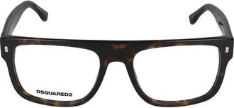Dsquared2 Homme, Accessoires, Brun, Taille: 56 MM D2 0036 Eyeglasses