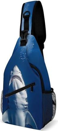 Generic Sacoche Tactique Requin debout Multifonction Sac &agrave; Bandouli&egrave;re Durable Sac &agrave; Dos Militaire pour Homme Femme Cyclisme