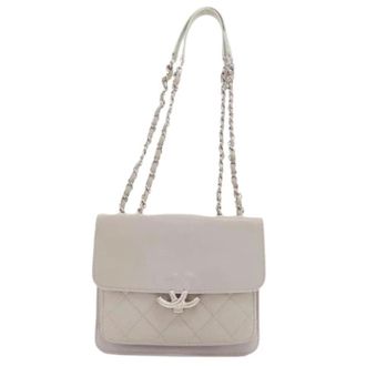 Chanel Pre-owned Vintage Schultertasche - - Pre-owned - Damen - Grau - ONE SIZE